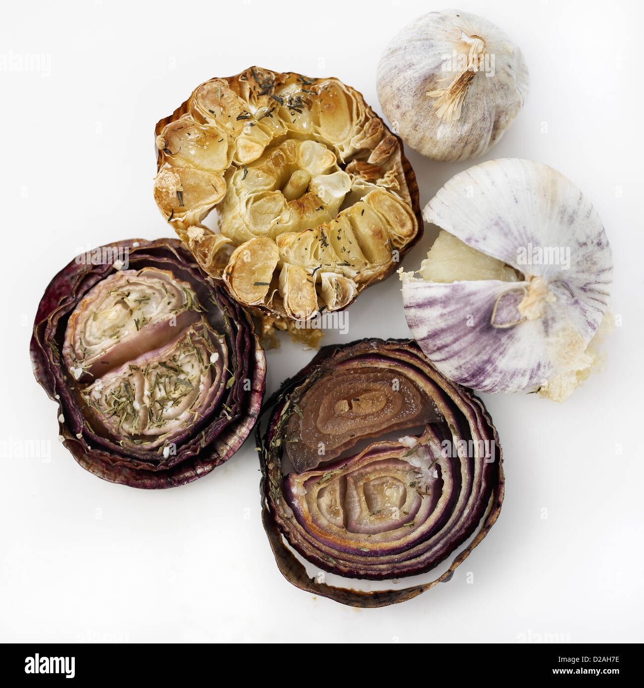 Garlic cross section hi-res stock photography and images - Alamy