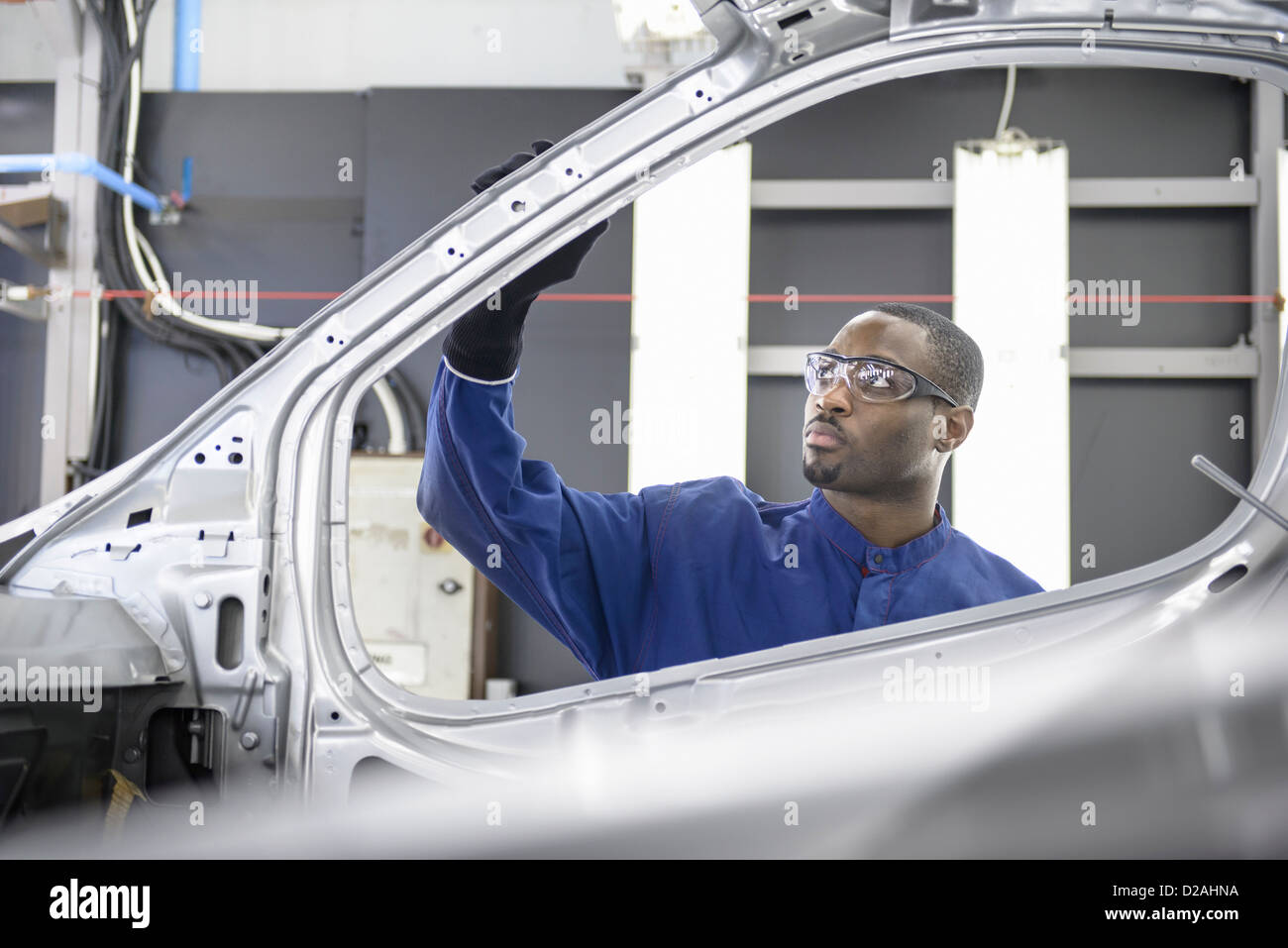 Car factory worker hi-res stock photography and images - Alamy
