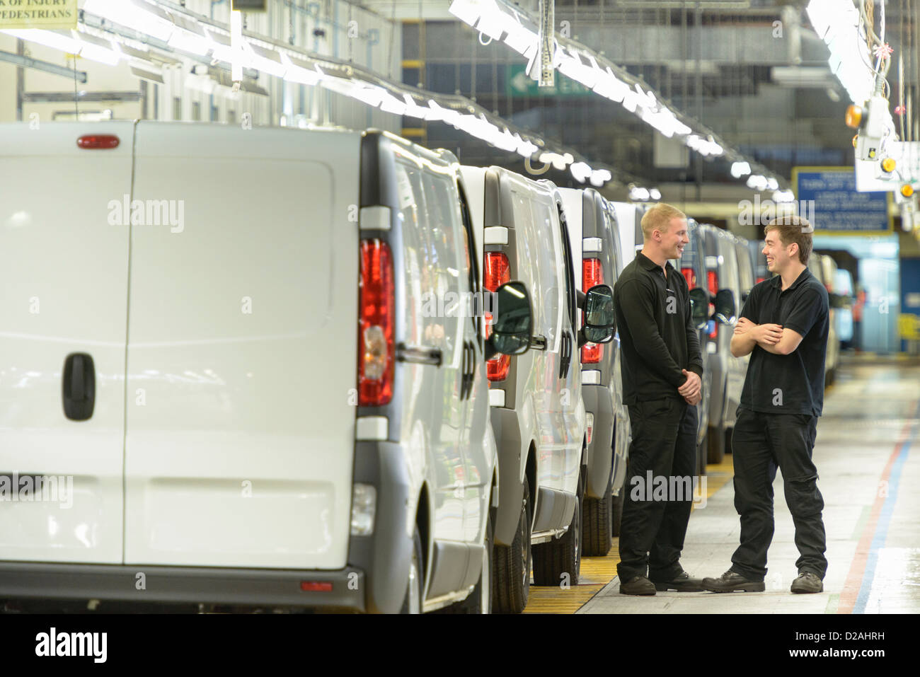 Smiling automotive assembly line worker hi-res stock photography and ...