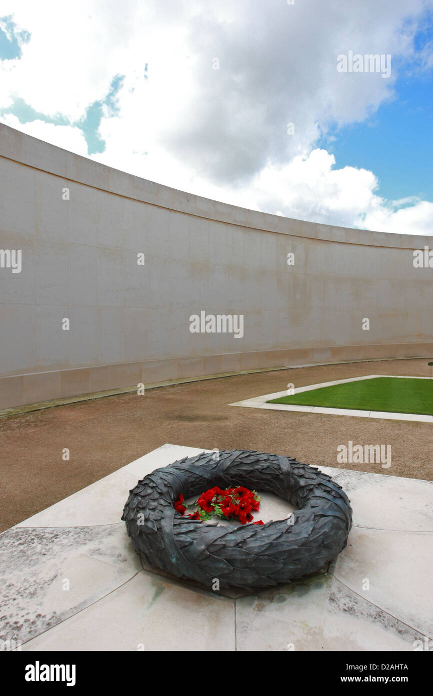 Poignant blank walls for future dead. The National Memorial Arboretum ...
