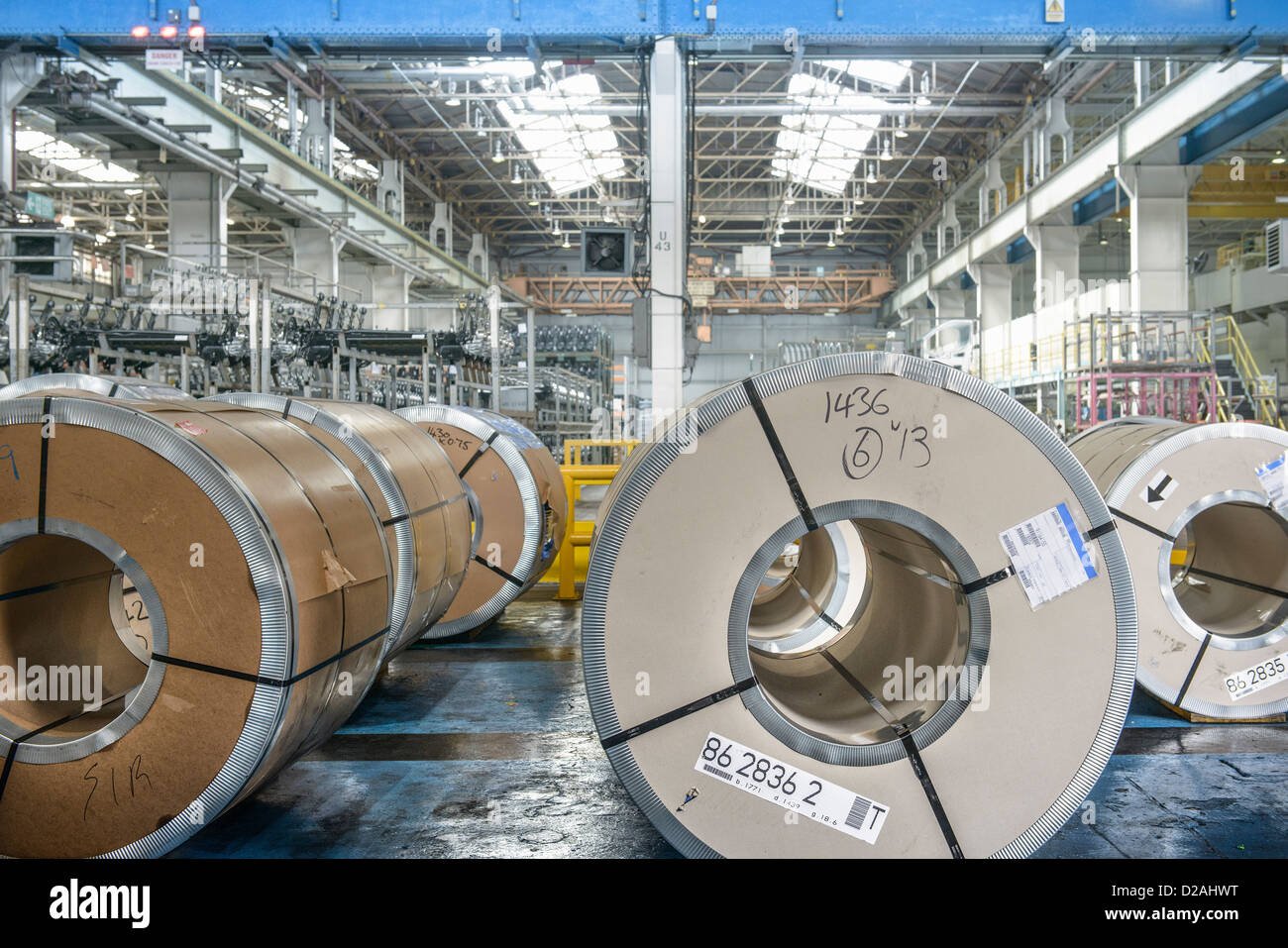 Steel coil rolls hi-res stock photography and images - Alamy