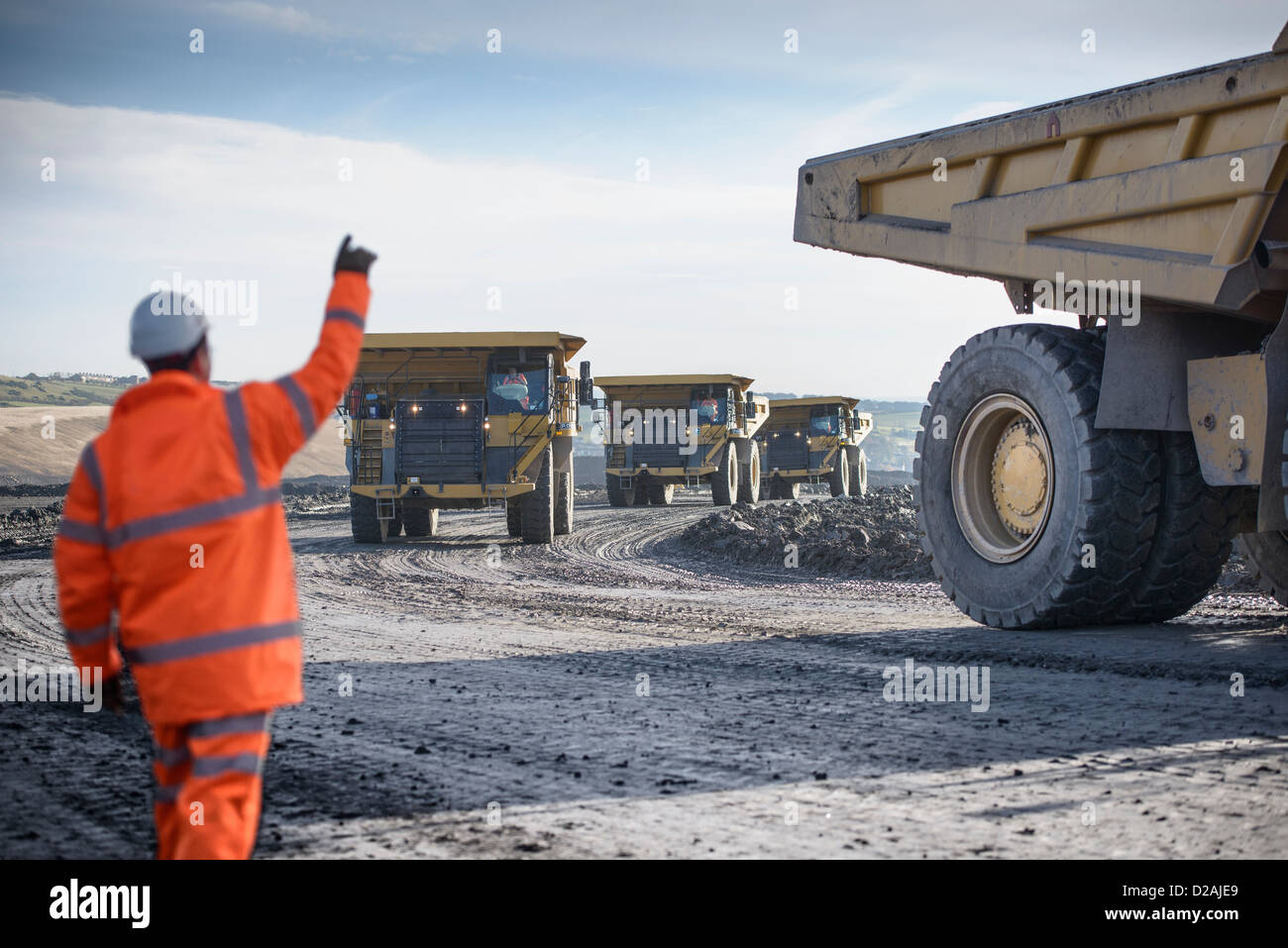 Mine dump trucks hi-res stock photography and images - Alamy
