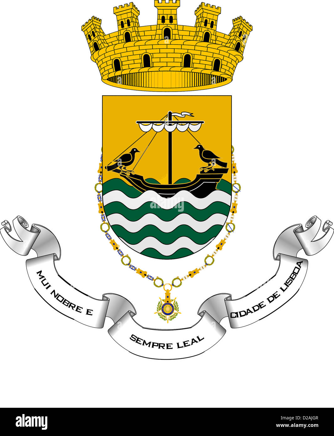 Portuguese coat of arms hi-res stock photography and images - Alamy