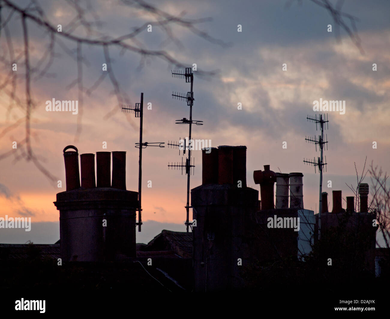 English chimney stacks hi-res stock photography and images - Alamy