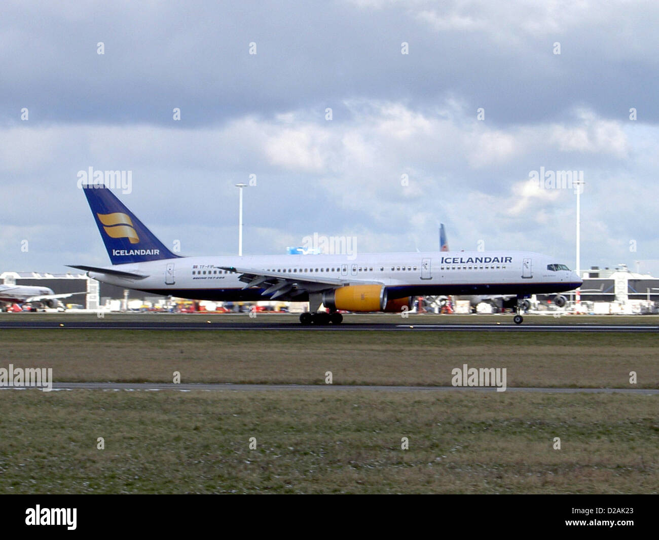 The Boeing 757-208 (TF-FIP) is a commercial airliner operated by ...