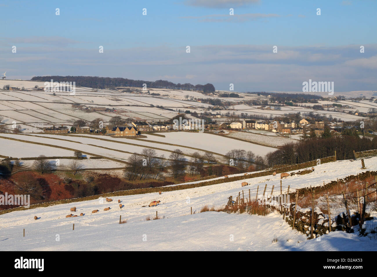 Haworth snow yorkshire winter hi-res stock photography and images - Alamy