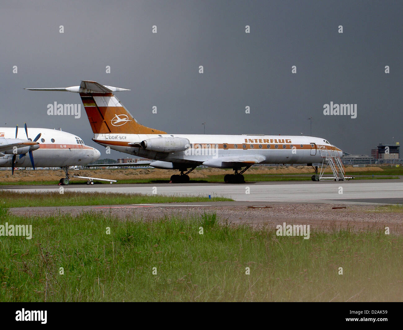 The Tupolev Tu-134 DDR-SCF is a Soviet-built twin-engine airliner used ...