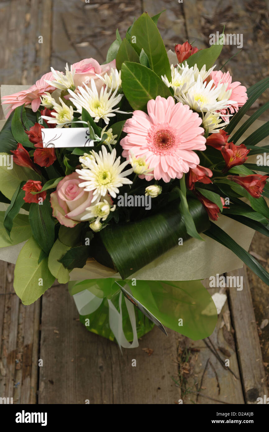Pretty fresh flower arrangement Stock Photo - Alamy