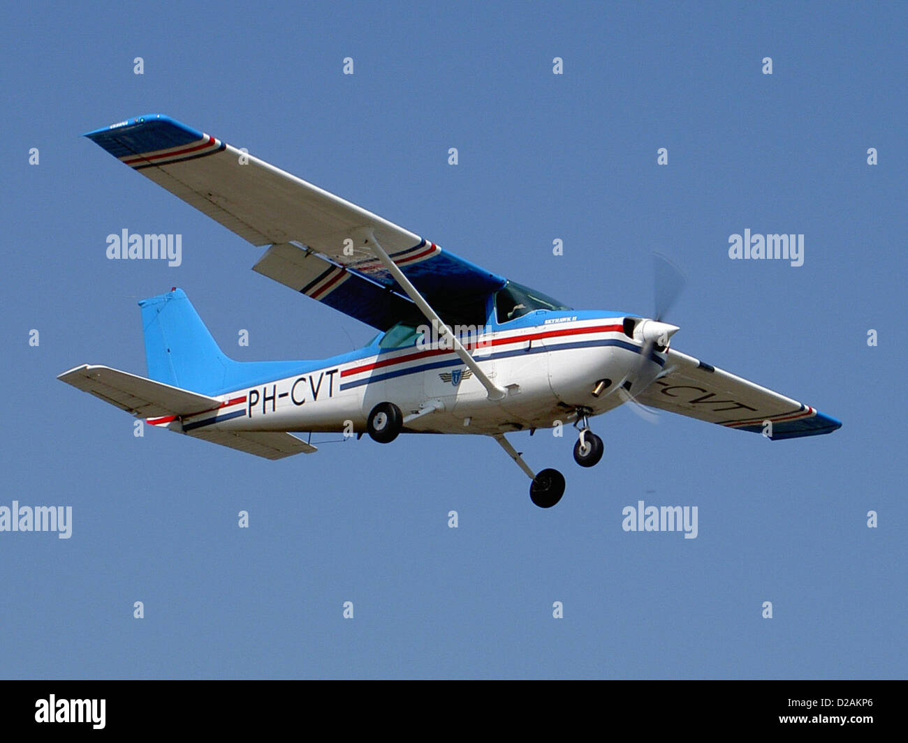 PH-CVT, an autogyro, is seen at Teuge Airport. This aircraft features a ...