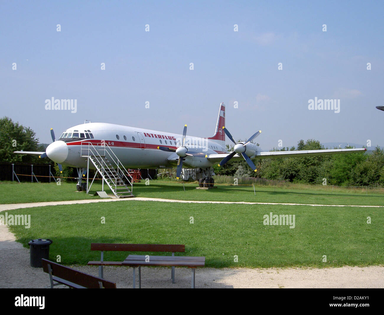 The DDR-STH IL-18D is a Soviet-era turboprop airliner, operated by ...