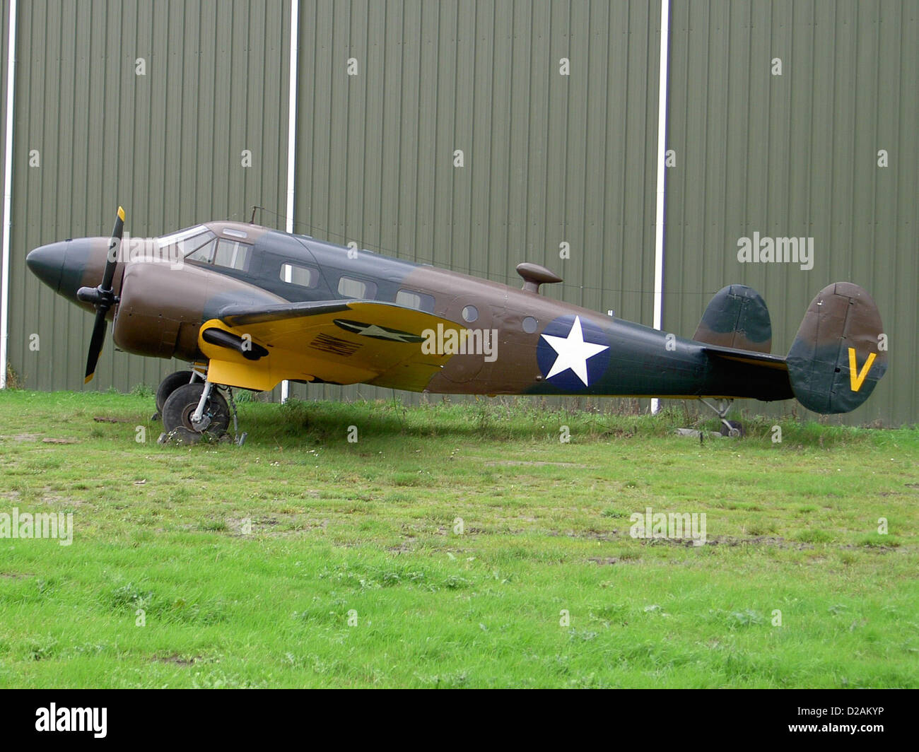 The Beech C-45G Expeditor, also known as the Beechcraft 18, is a twin ...