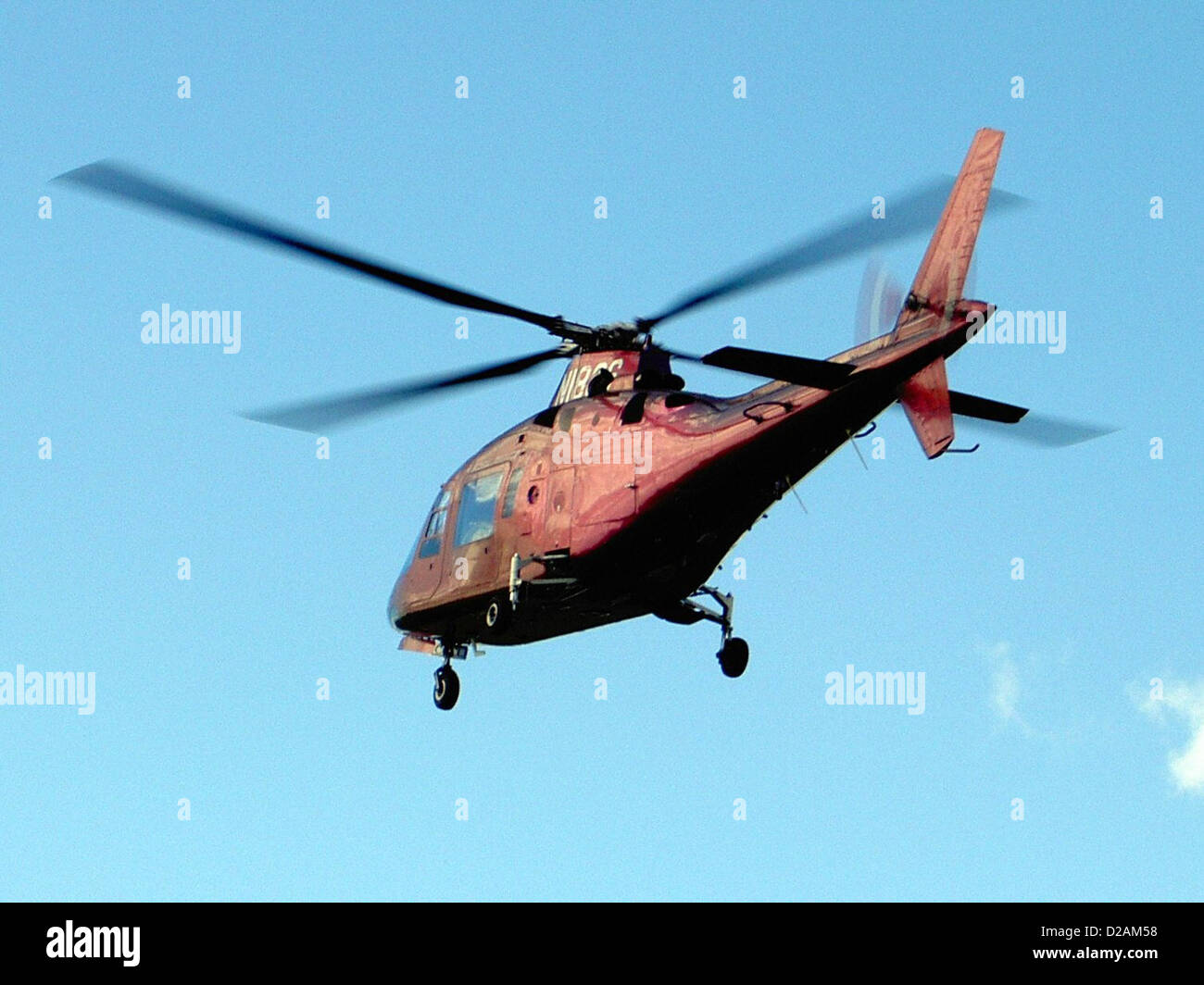 Agusta A109A helicopter, registration N188S, seen at Teuge Airport ...