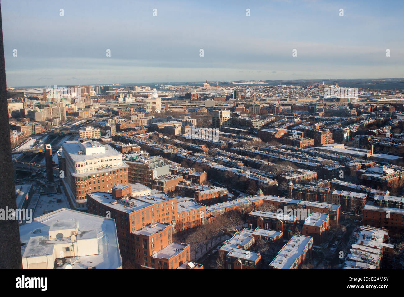 Aerial View of South End and Dorchester, Boston Stock Photo - Alamy