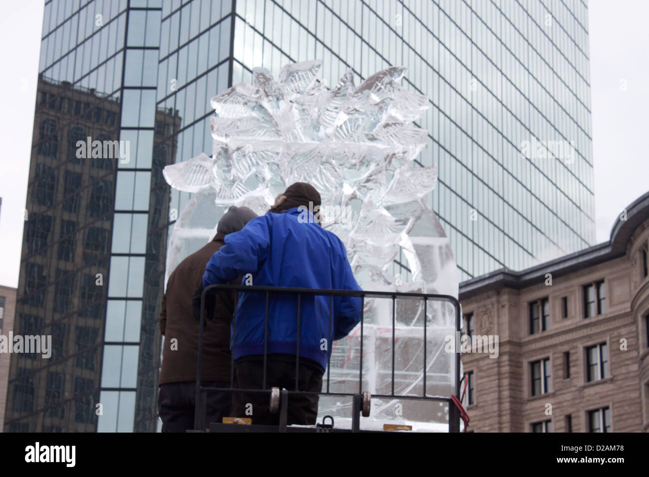 Boston ice sculpture hi-res stock photography and images - Alamy