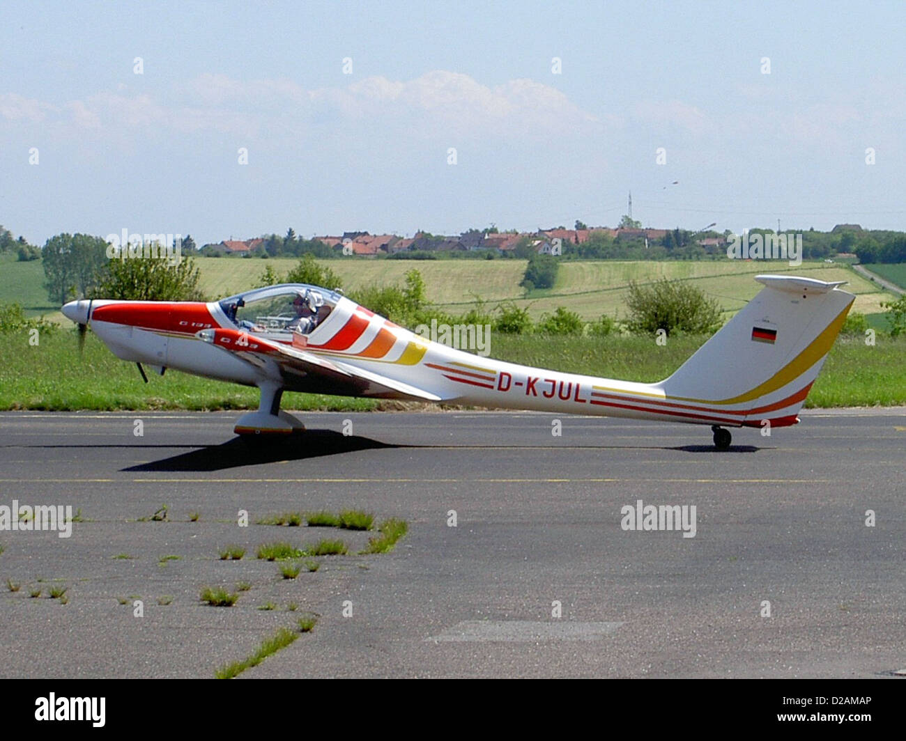 D-KJUL is a Grob G-109, a German-made motor glider known for its ...