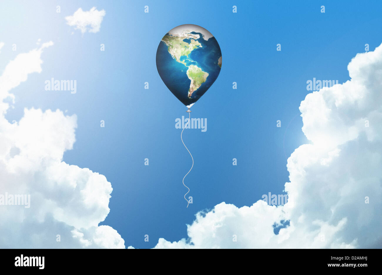 Globe balloon hi-res stock photography and images - Alamy