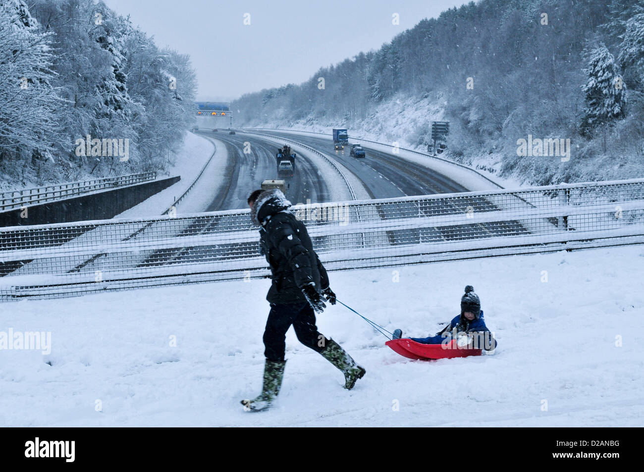M4 motorway cardiff uk friday hi-res stock photography and images - Alamy