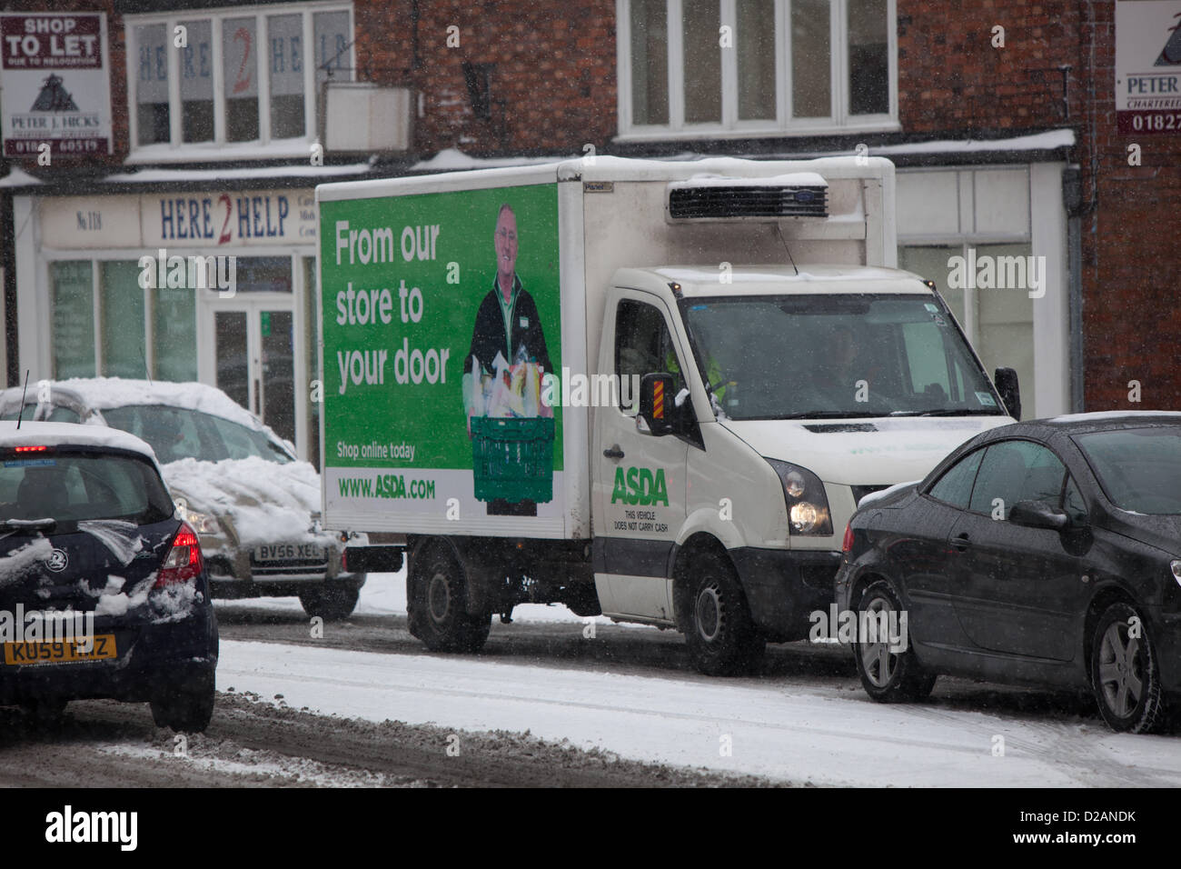 Asda Delivery Van High Resolution Stock Photography and Images - Alamy