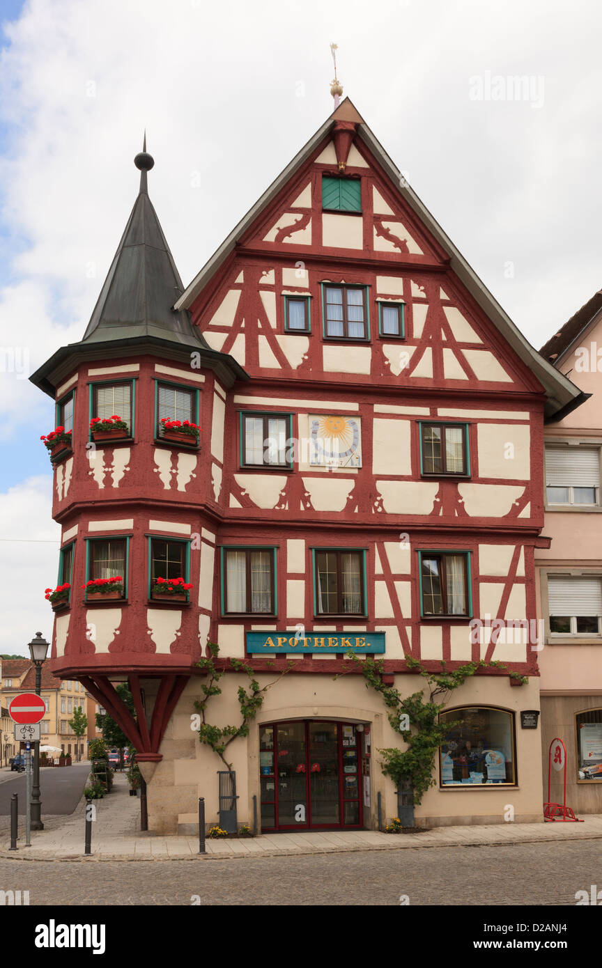 German timber frame road hi-res stock photography and images - Alamy