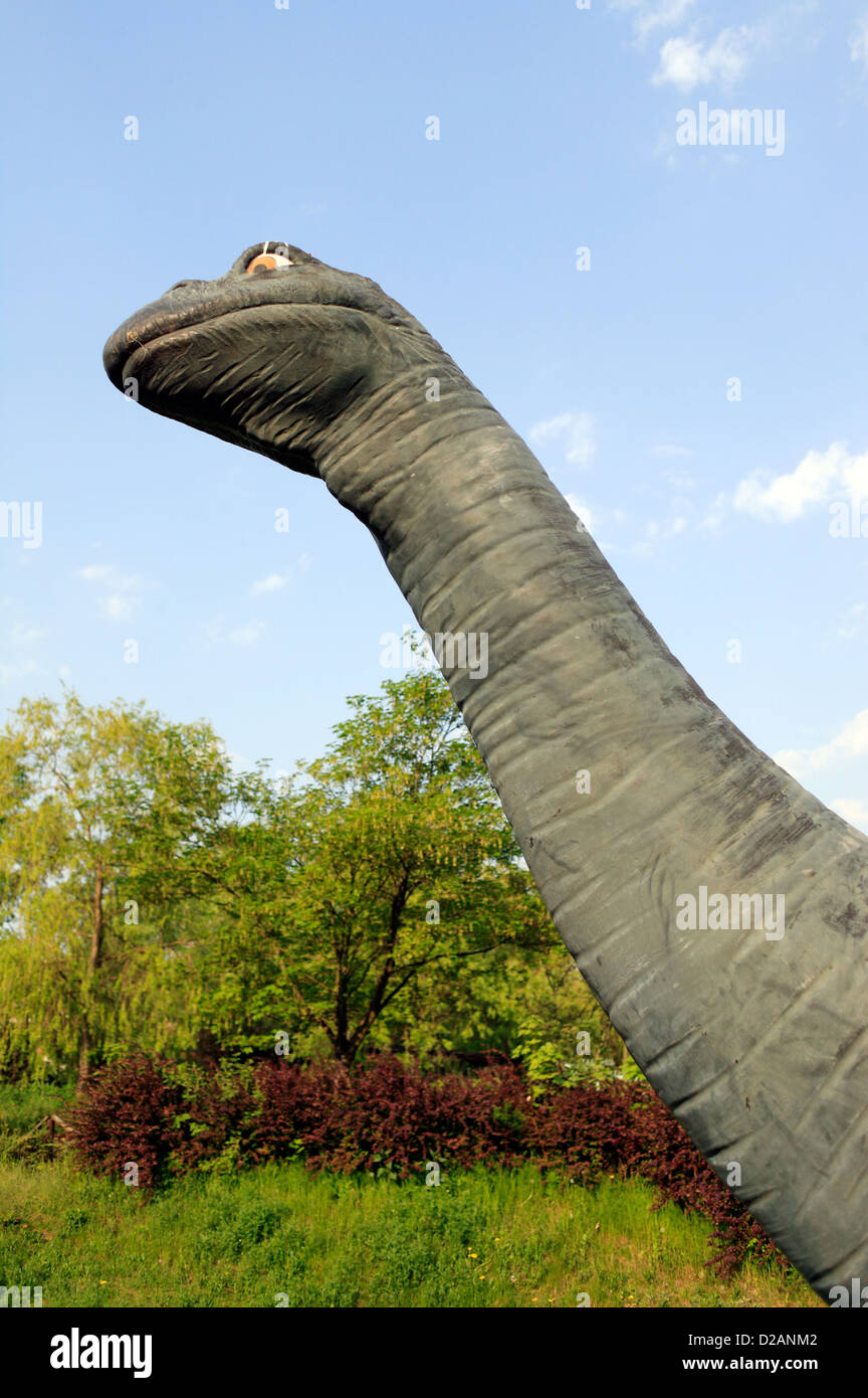 Berlin, Germany, in the former dinosaur Spreepark in Plänterwald Stock ...