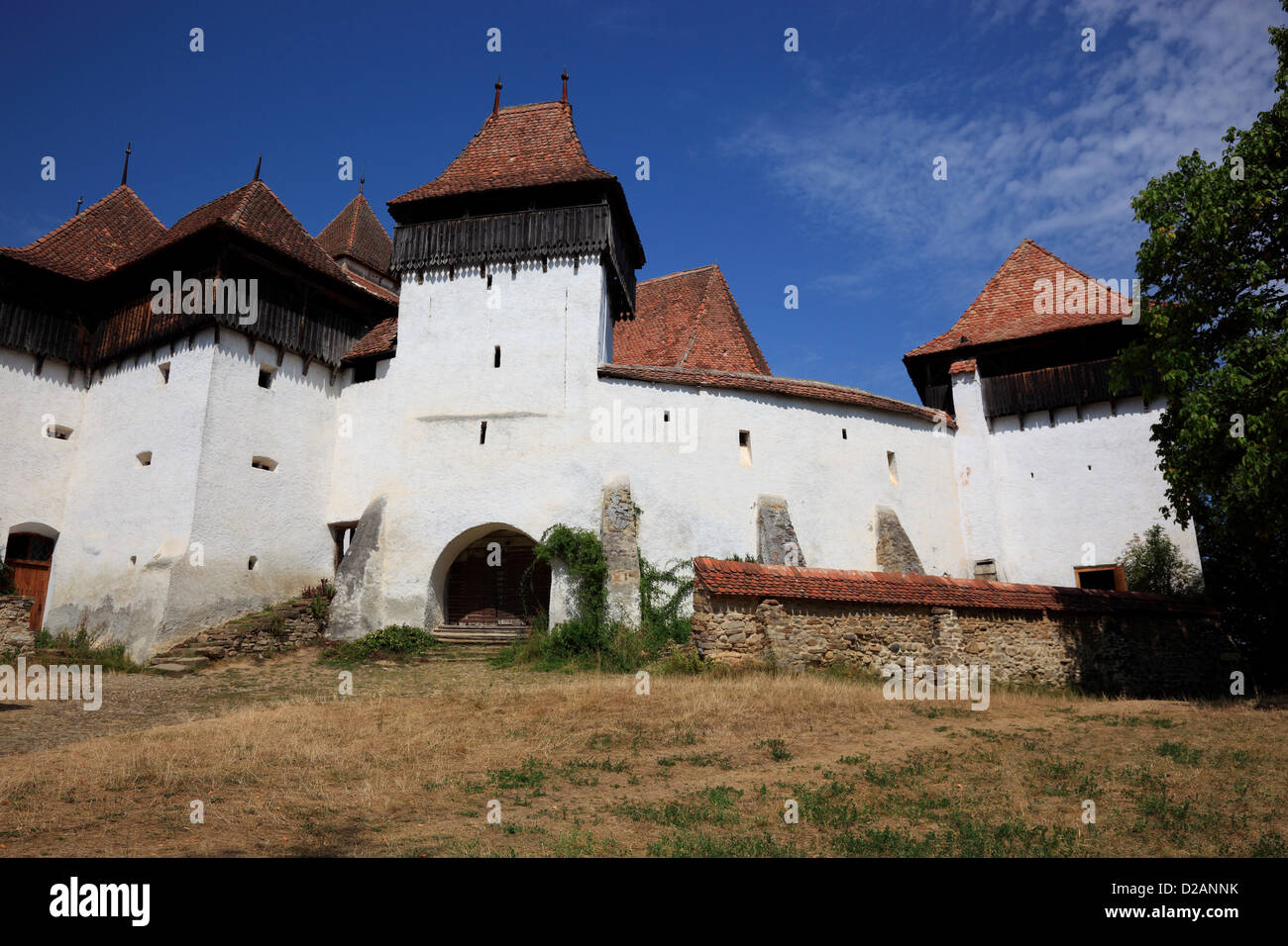 A World Heritage Site by UNESCO: Viscri fortified church, Transylvania ...