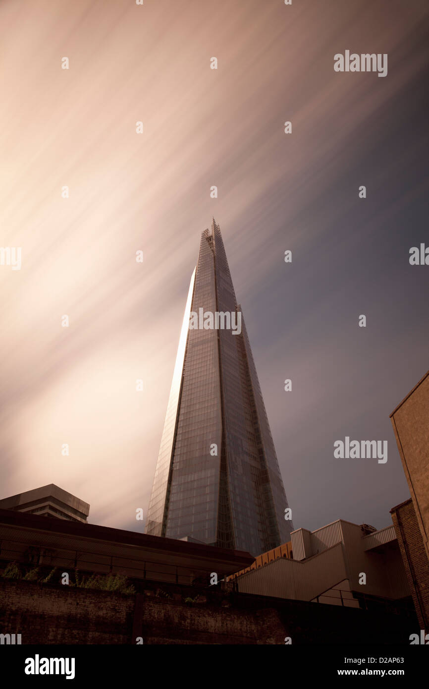 Skyscraper overlooking city streets Stock Photo - Alamy