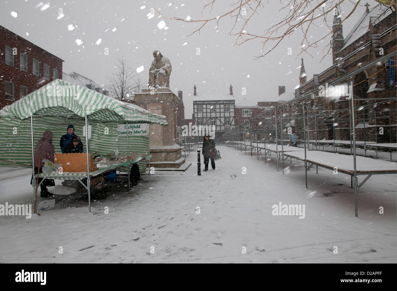 Lichfield market square hi-res stock photography and images - Alamy