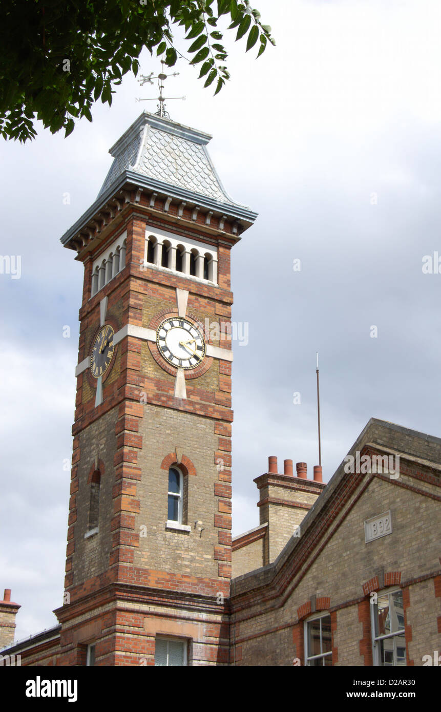 Red brick clock tower in hi-res stock photography and images - Alamy