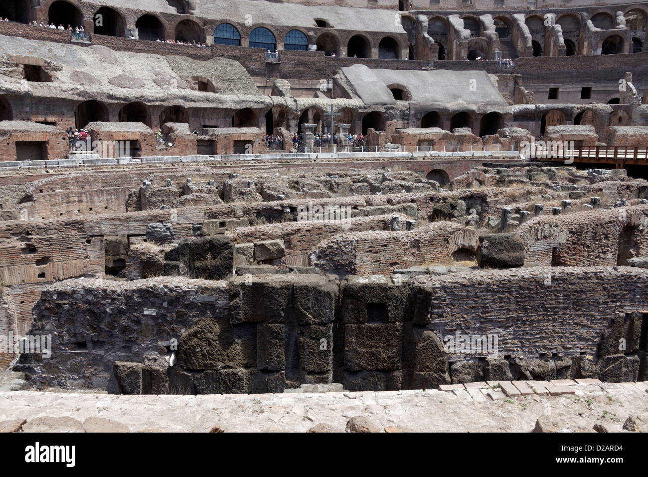 Colosseum rome interior floor hi-res stock photography and images - Alamy