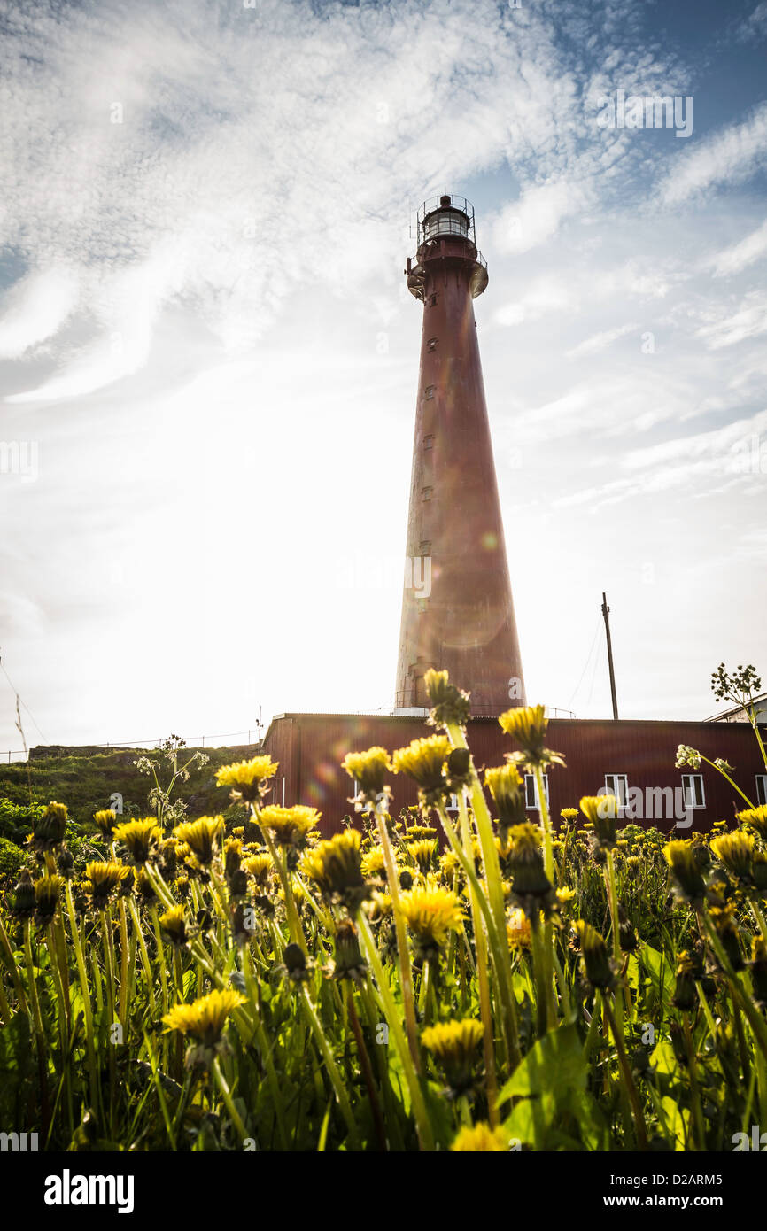 Lighthouse overlooking field hi-res stock photography and images - Alamy