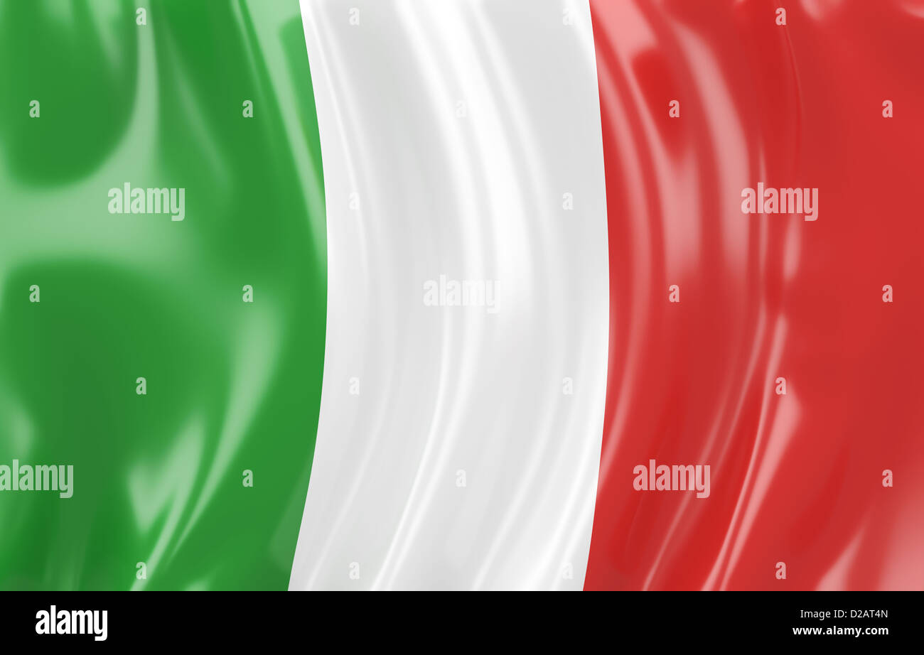 Italy flag illustration hi-res stock photography and images - Alamy