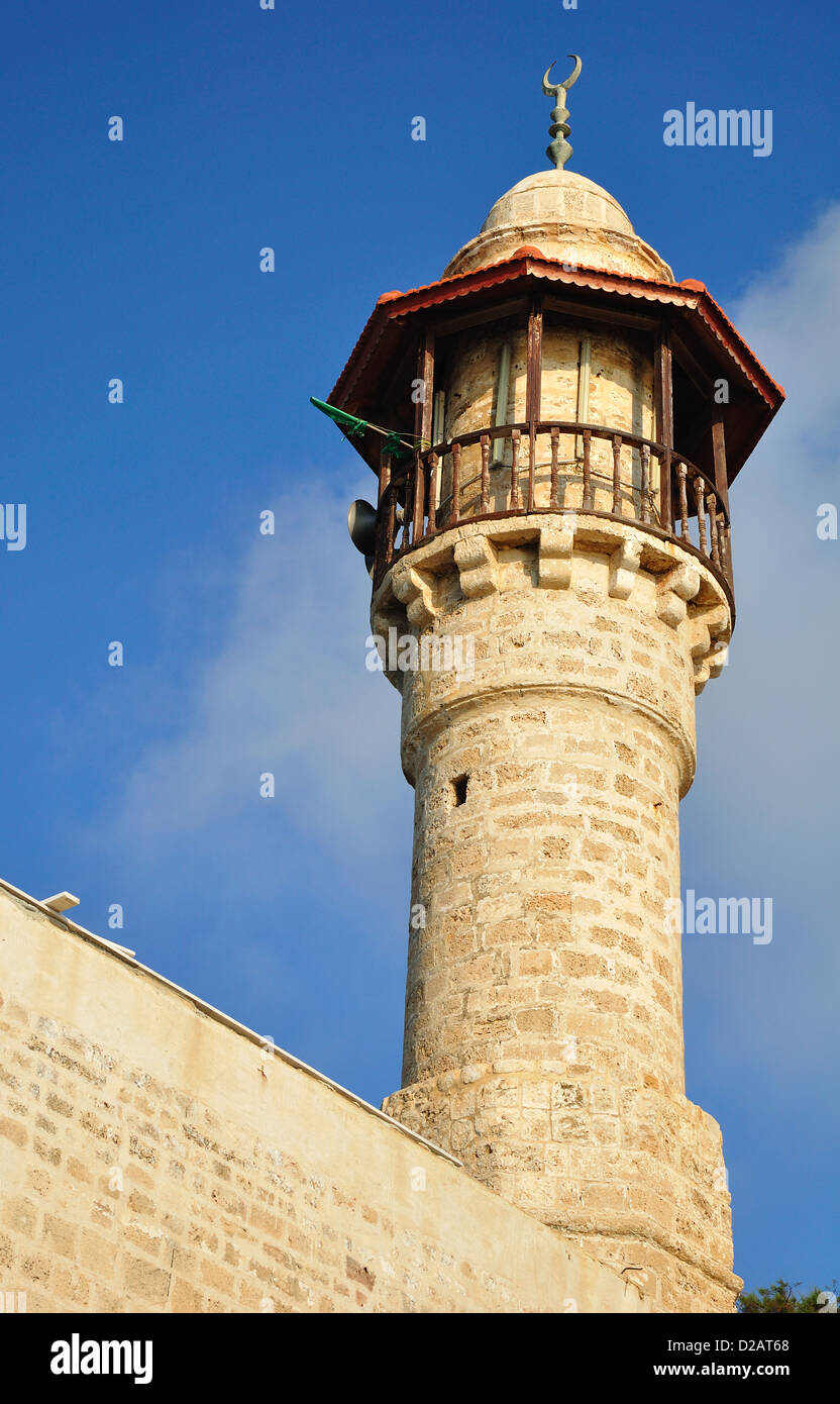 Jaffa mosque tower. Israel Stock Photo - Alamy