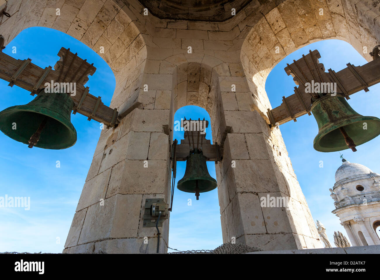 Bell Tower Cadiz Spain Stock Photo - Alamy