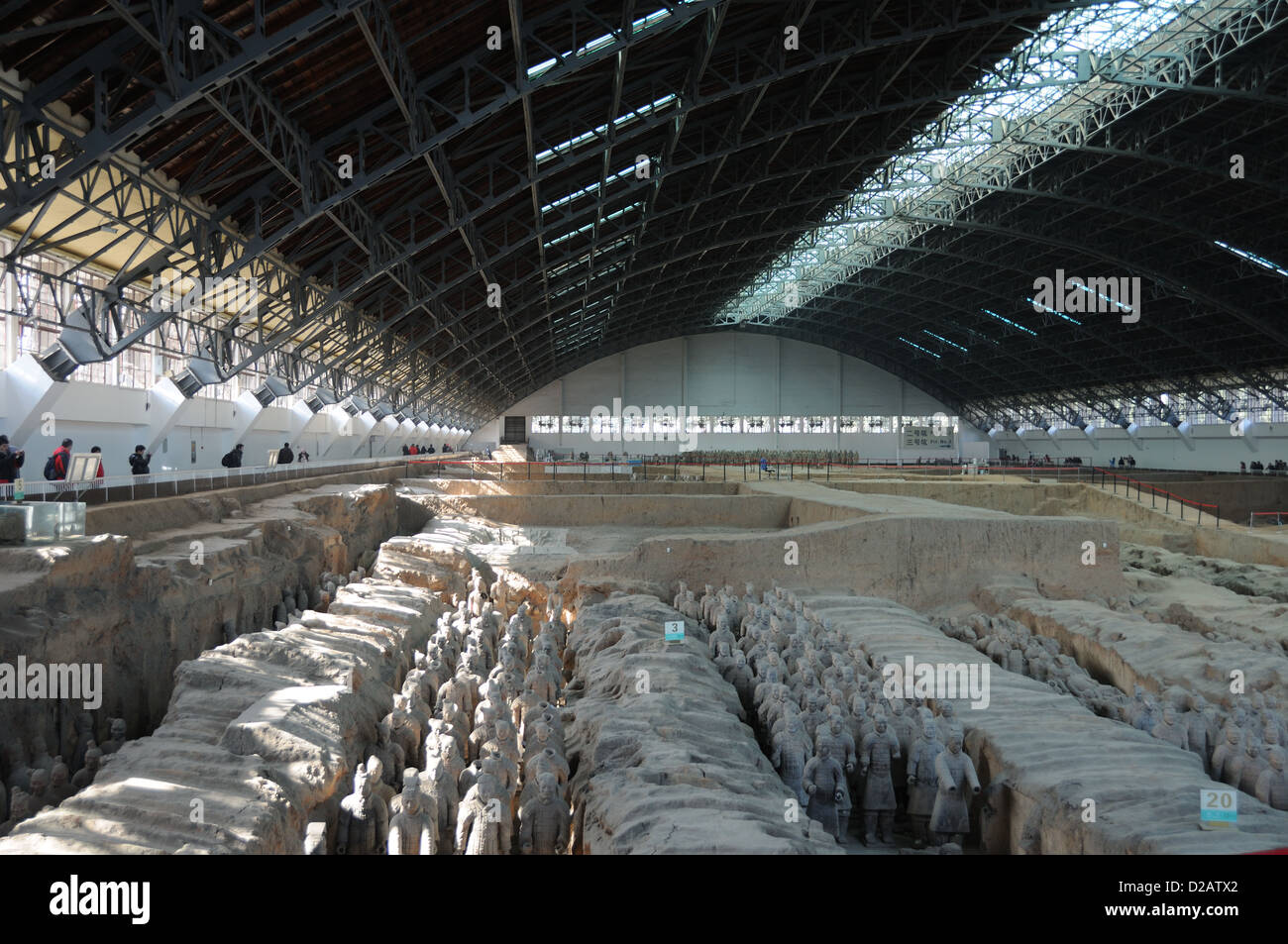 Pit one of the Terracotta army Stock Photo - Alamy