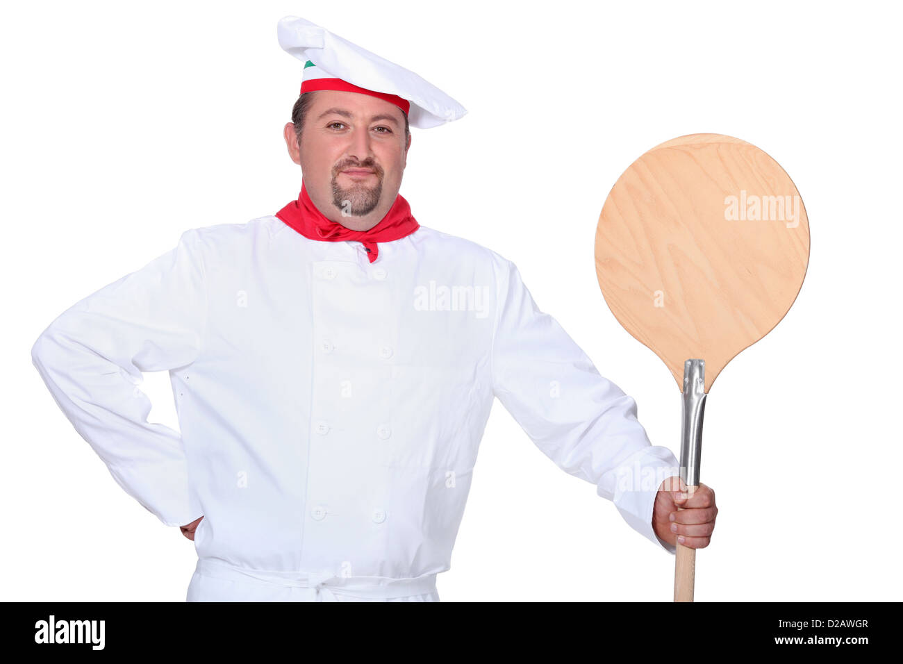cook with shovel for oven Stock Photo - Alamy