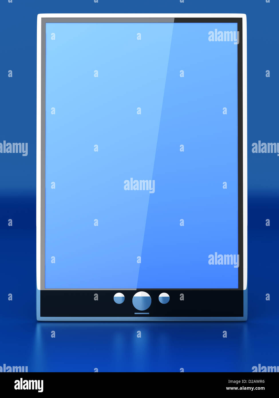 A Tablet PC / Pad. 3D rendered illustration Stock Photo - Alamy