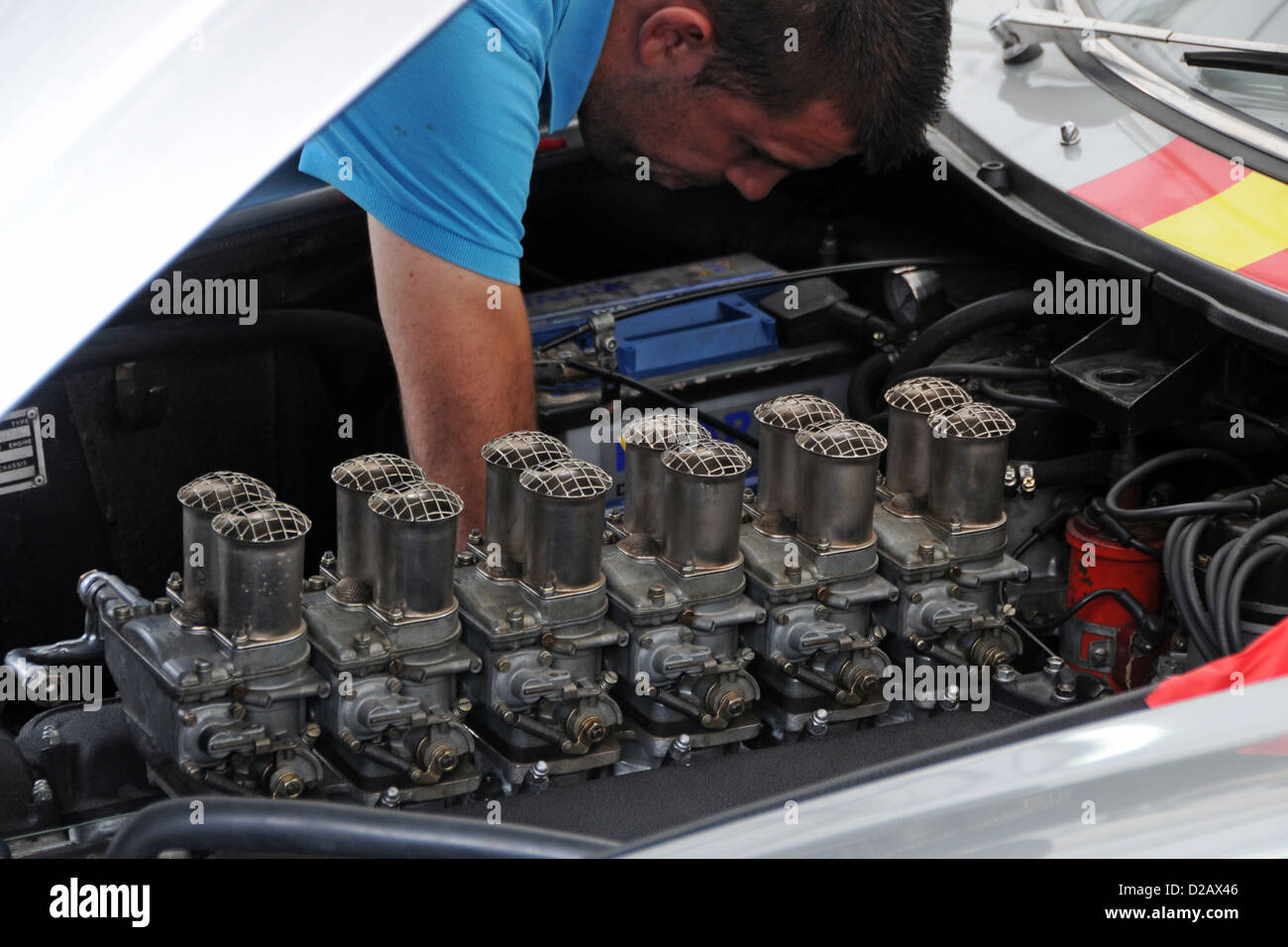 Ferrari v12 engine hi-res stock photography and images - Alamy