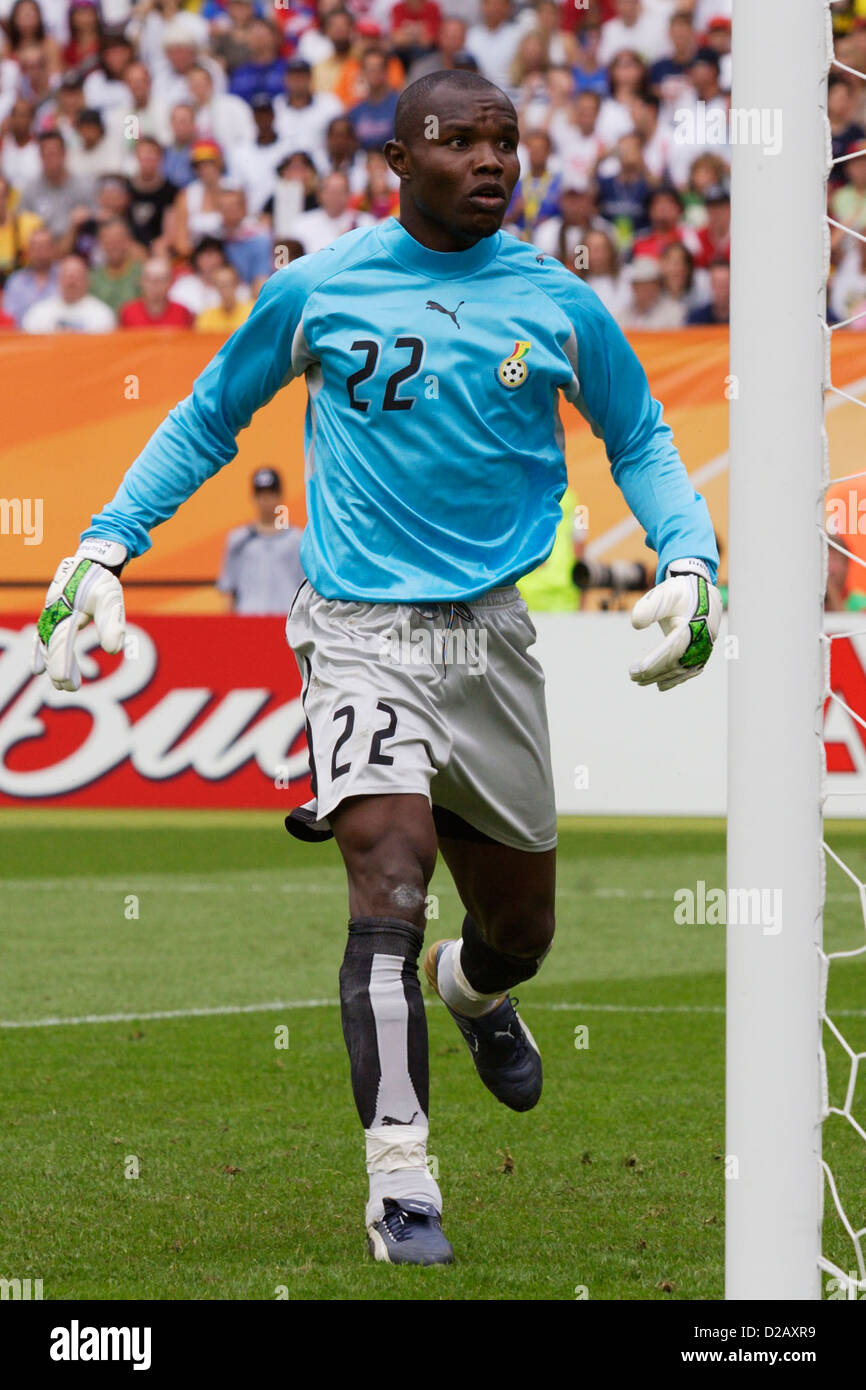 Goalkeeper Richard Kingson of Ghana in action during a FIFA World Cup ...