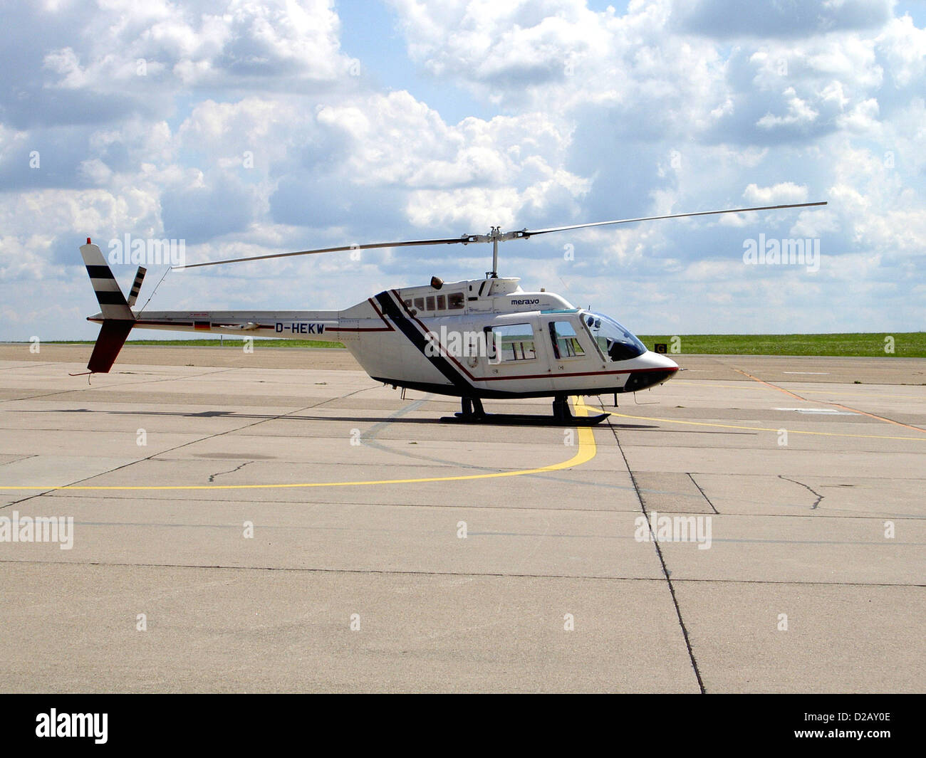D-HEKW bell 206B-2 Jet Ranger C/N 2101 Stock Photo - Alamy