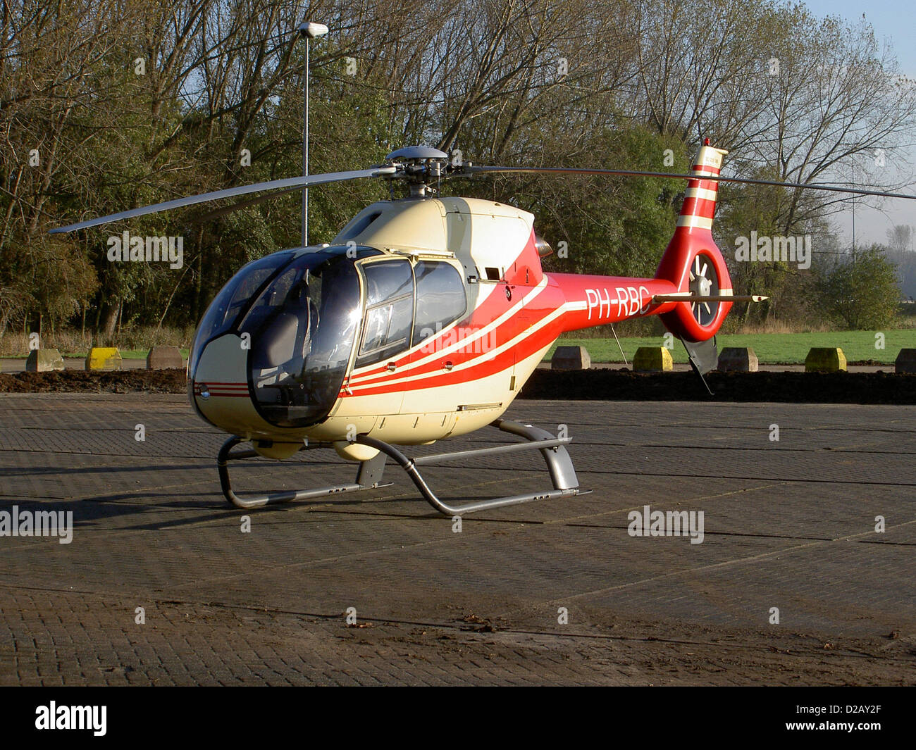 The Eurocopter EC120 (PH-RBC) is a light, single-engine helicopter ...