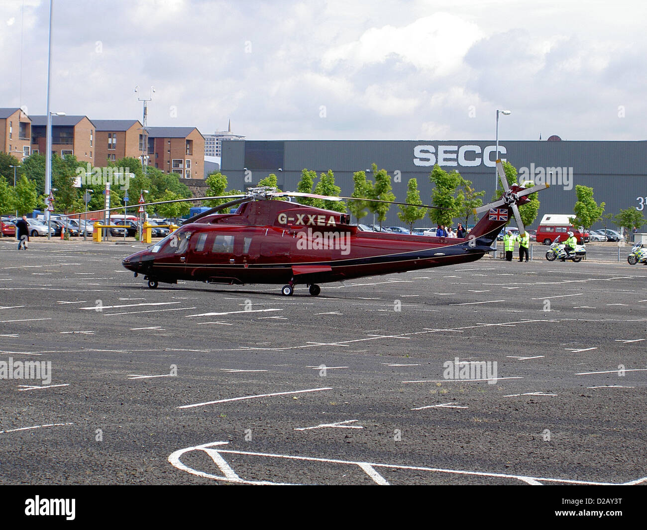 Sikorsky S-76C, G-XXEB, The Queens Helicopter Flight at the SECC Stock ...