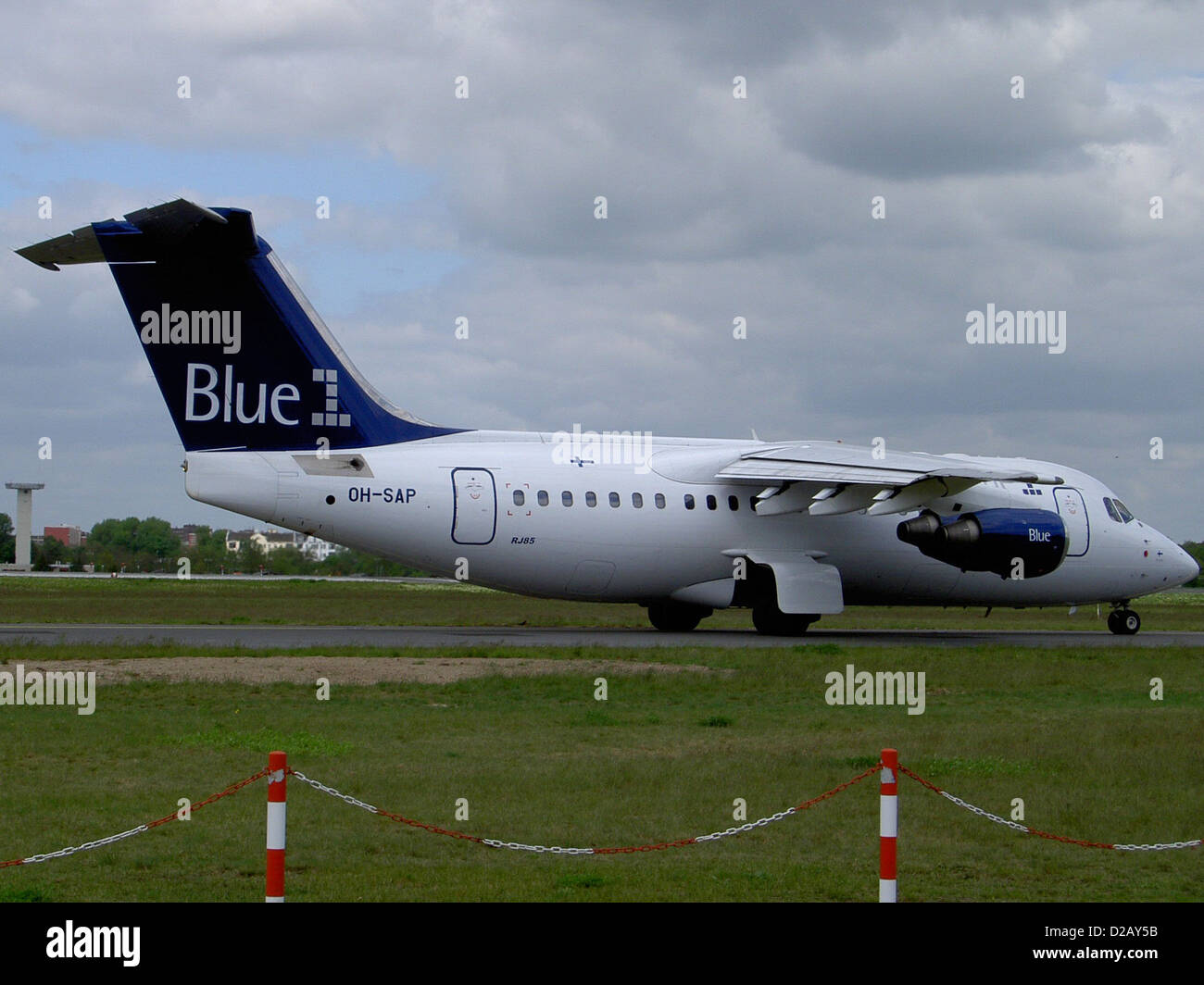 The Blue1 Avro 146-RJ85 is a regional jet known for its quiet engines ...