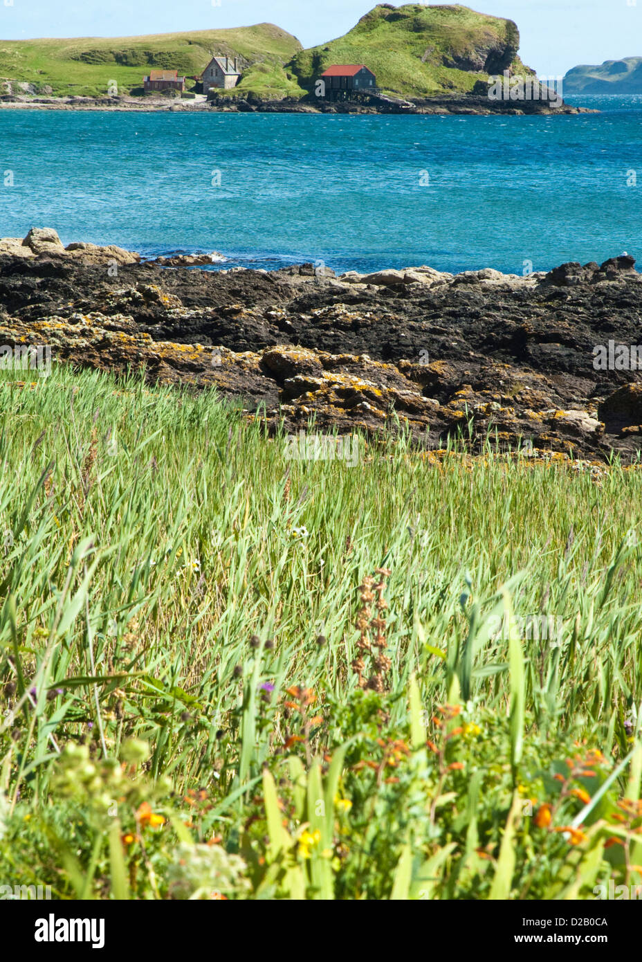 Dunaverty Bay, Kintyre Argyll Scotland looking towards the former ...