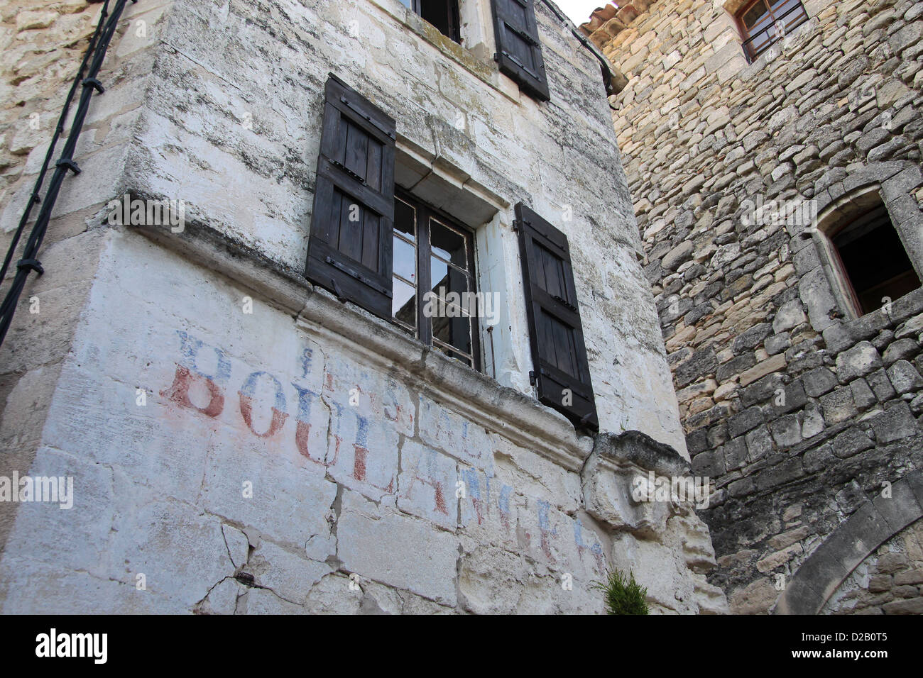 Village street in Lacoste in Provence, France Stock Photo - Alamy