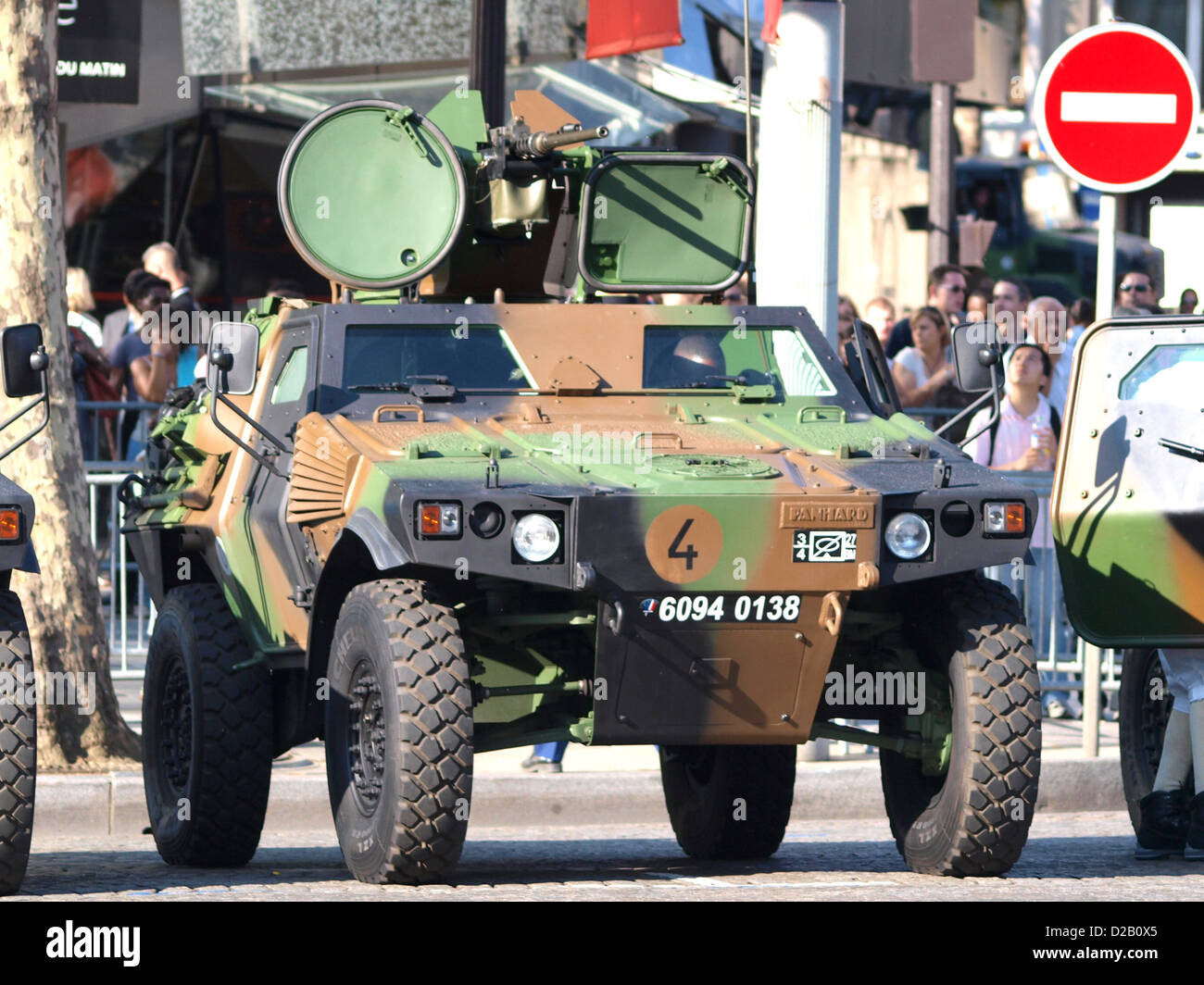 The Panhard VBL, a French military vehicle, is featured in a parade ...