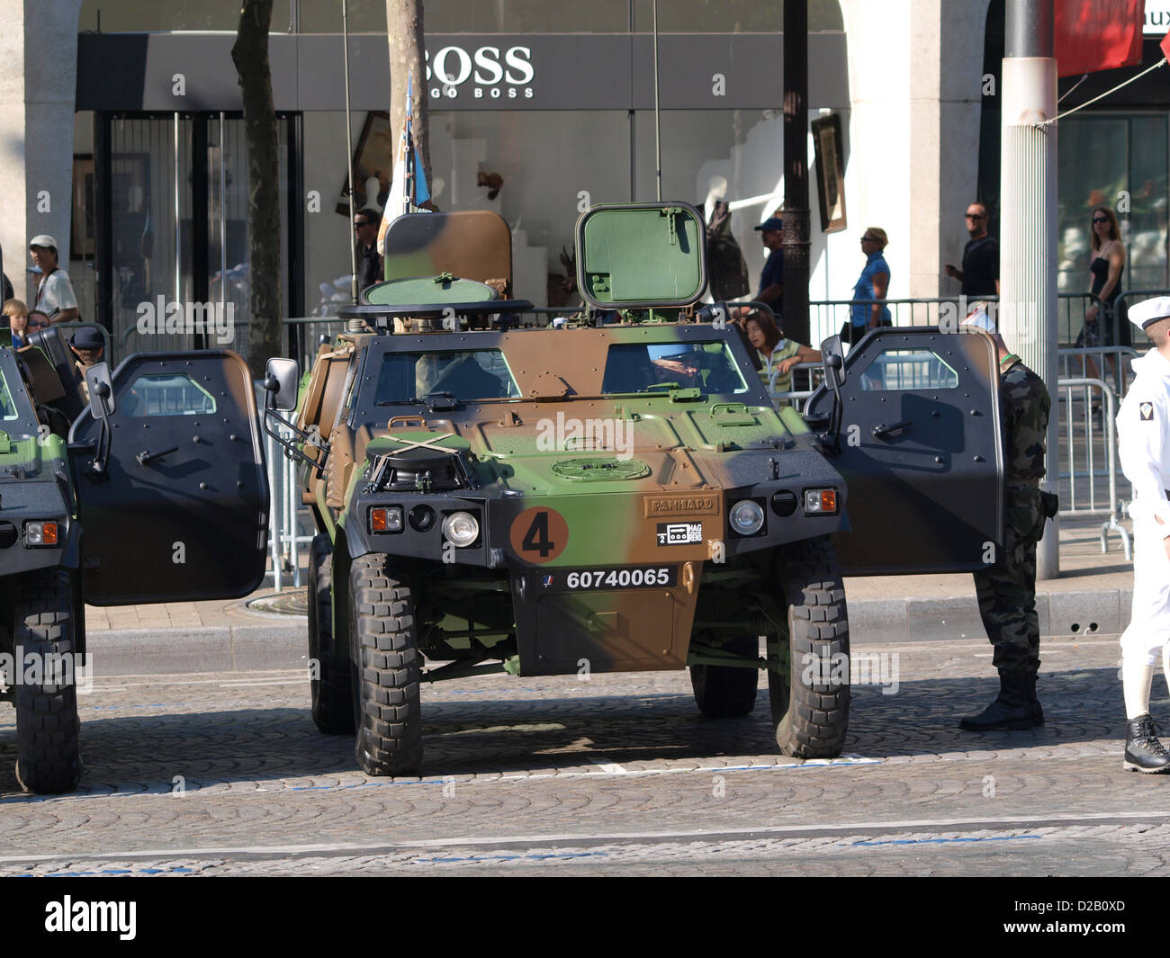 The Panhard VBL is a French military vehicle featured in a parade on ...
