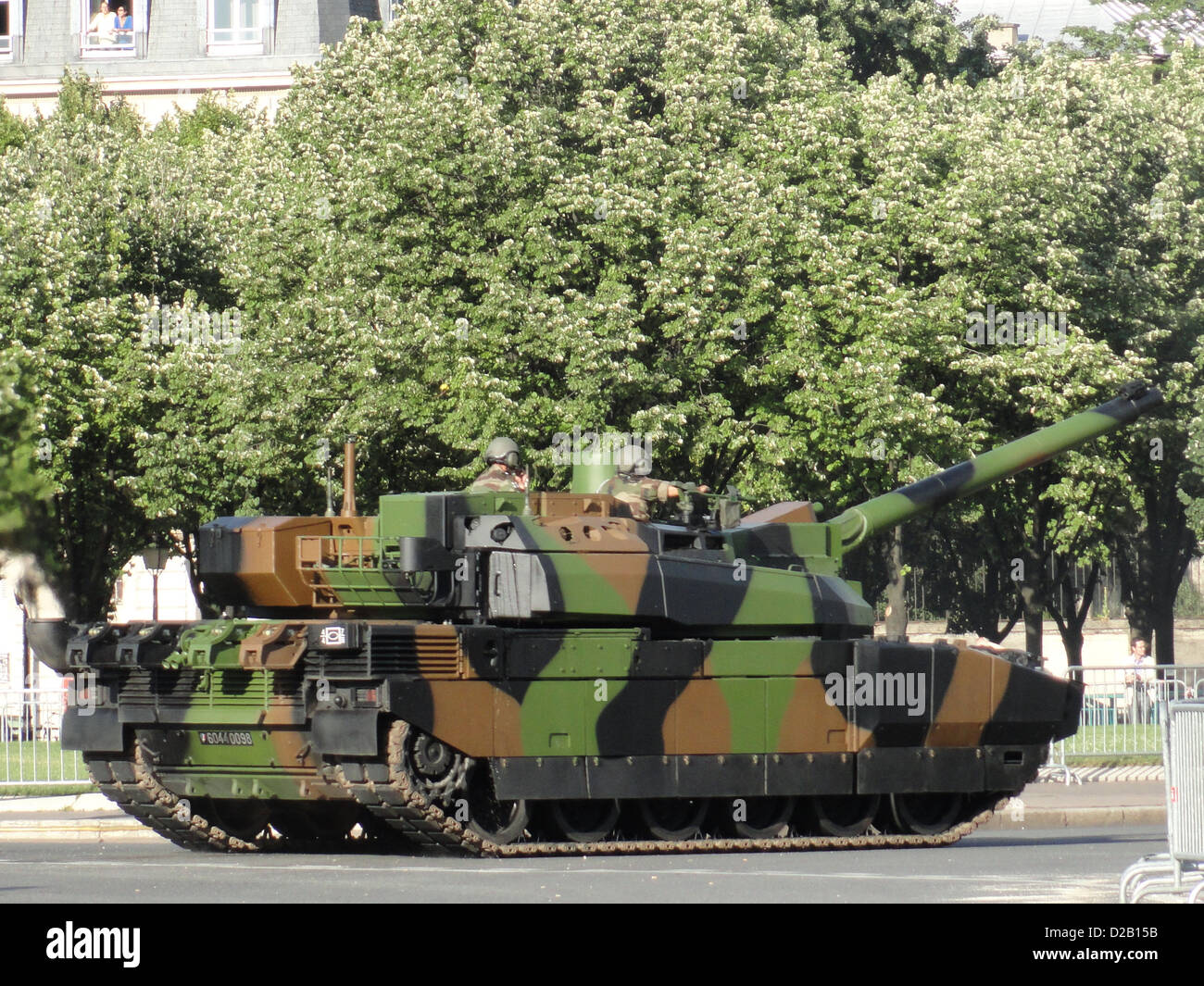 The LeClerc MBT (Main Battle Tank) is displayed during a military ...