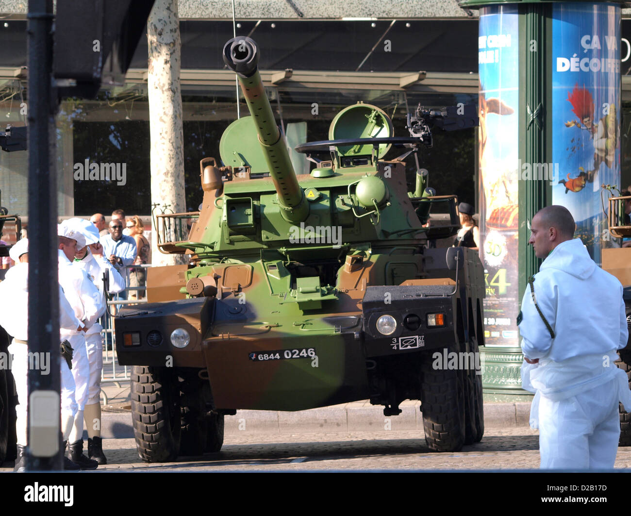The Panhard ERC 90 is an armored reconnaissance vehicle, showcased in a ...