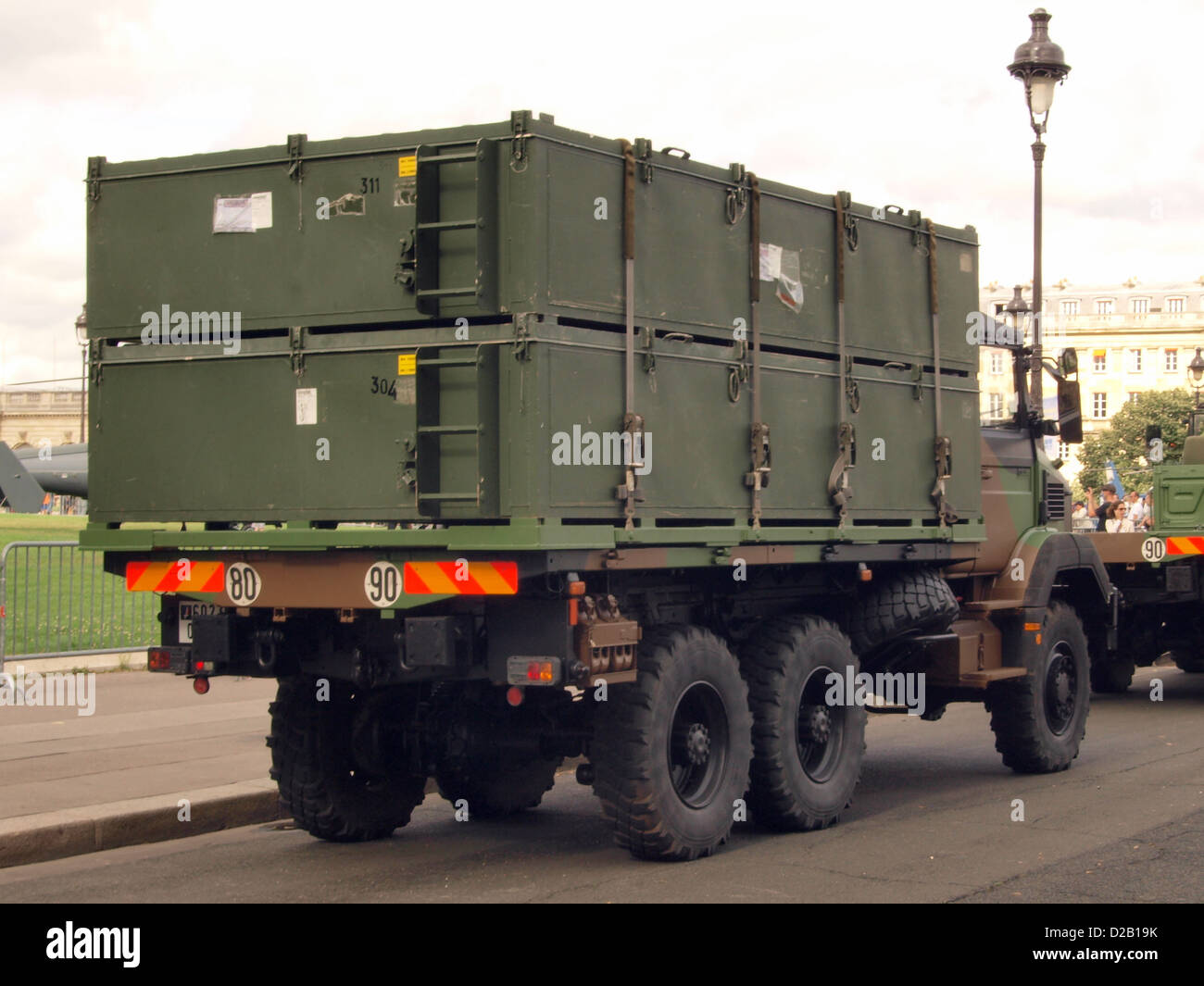 The Renault GBC 180 is a military truck featured in a military parade ...
