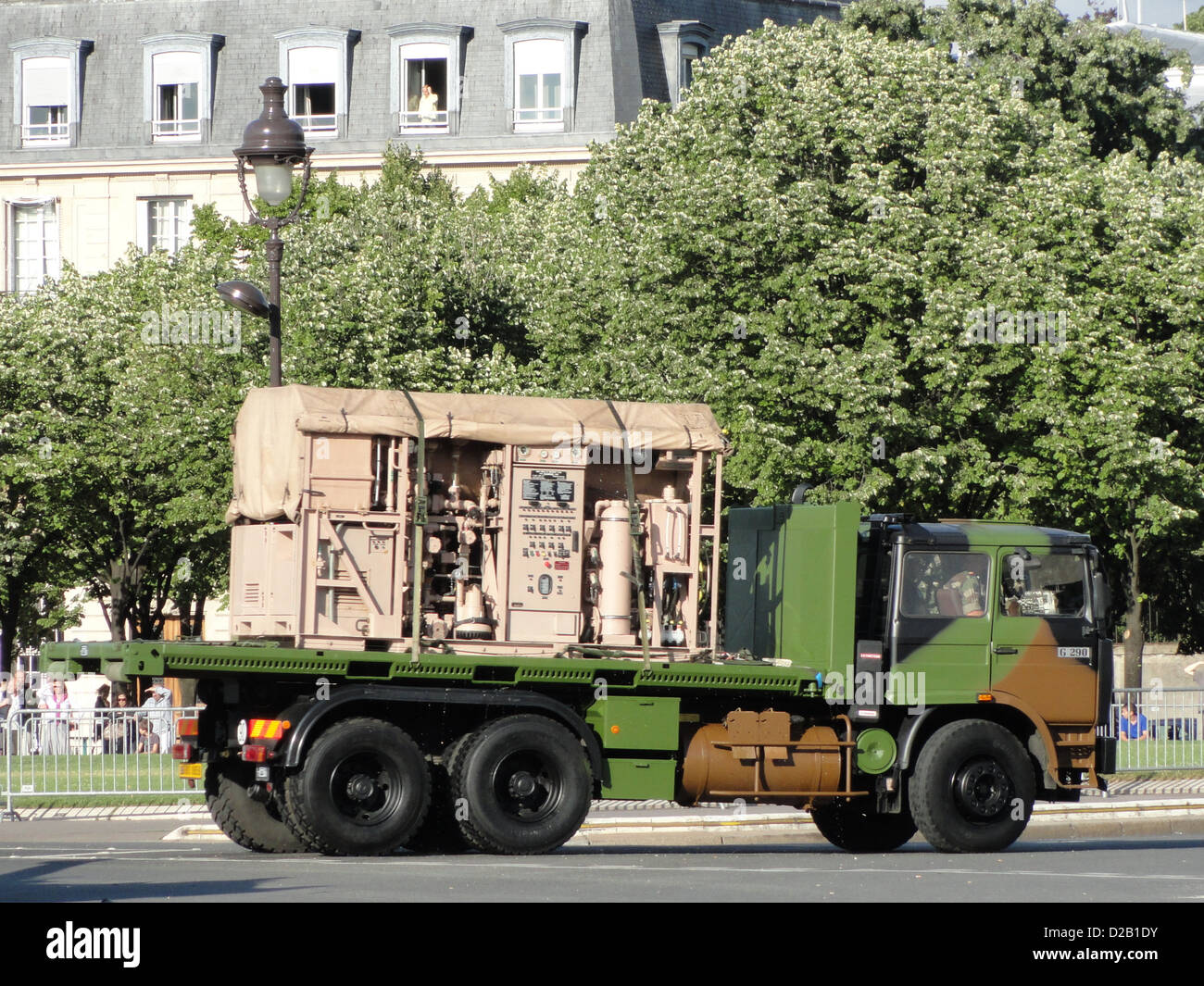 The Renault G290 military truck was featured in a military parade on ...